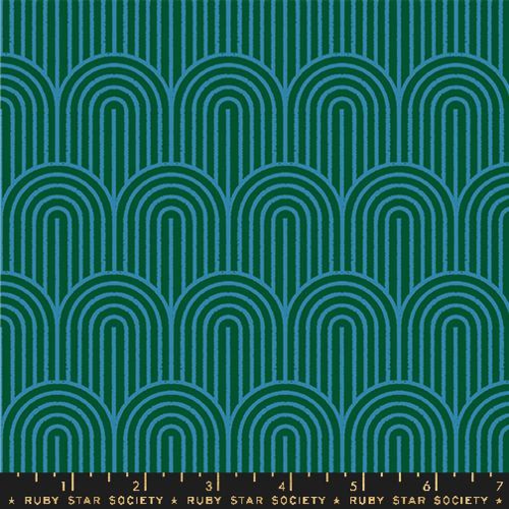 Geometry Canvas RS5178 21L Jade for Ruby Star Society - By The Half Yard