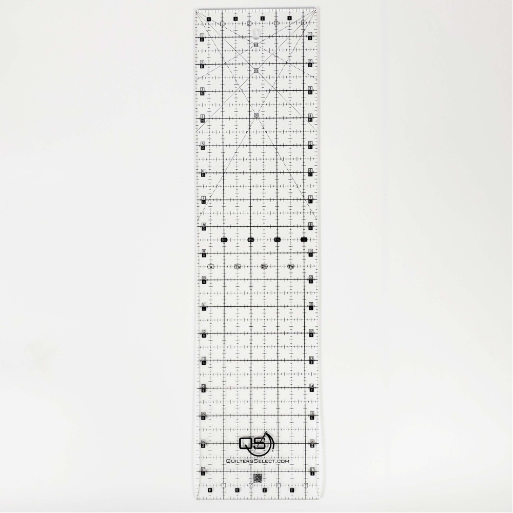 SPECIAL EDITION CRYSTAL 4.5 X 18 Inch Non-slip Quilting Ruler