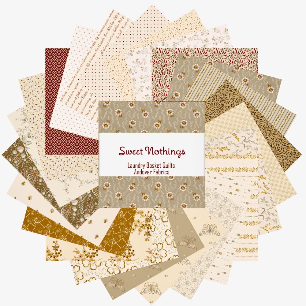 Sweet Nothings 10 Inch Squares Pack by Andover Fabrics