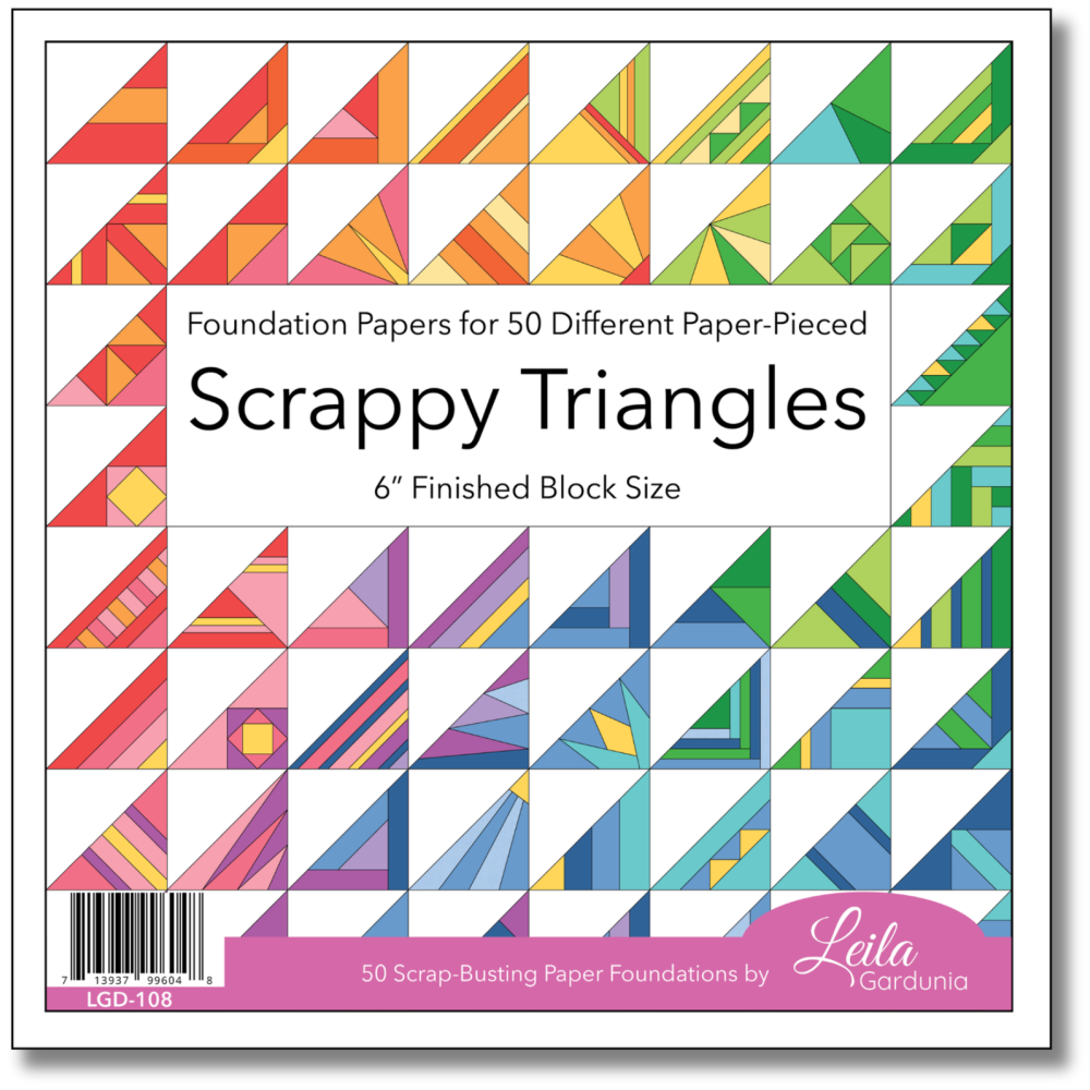 Scrappy Triangles Foundation Paper Pad