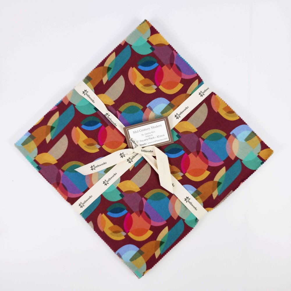 Mid Century Modern 10 Inch Squares Pack