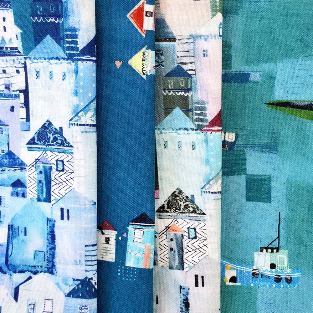 Shoreline Fat Quarter Bundle by Robert Kaufman Fabrics